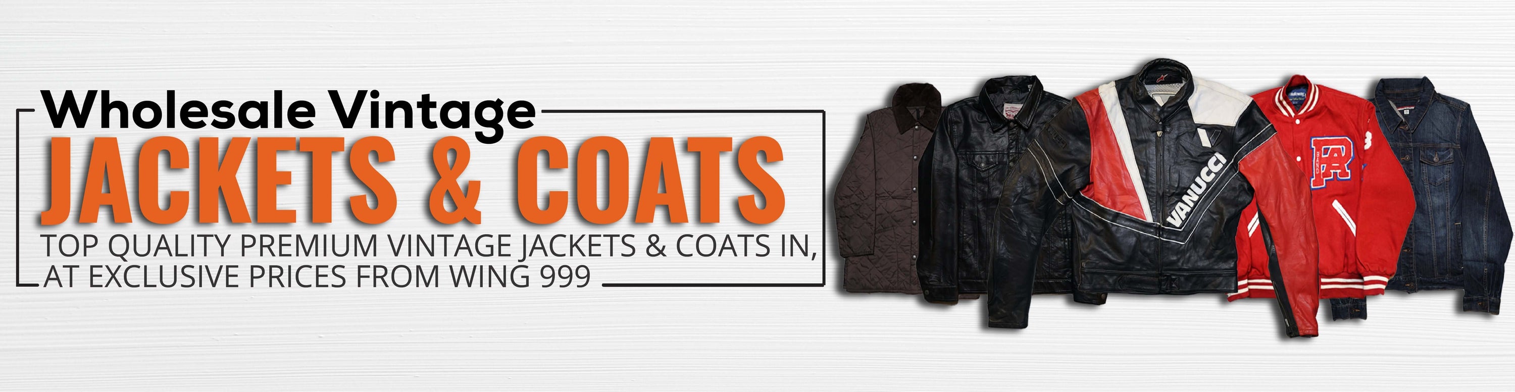 Shop Vintage Jackets & Coats | Wholesale Collection Await – Wing 999
